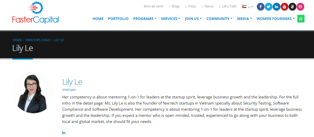 US – DUBAI / FASTERCAPITAL – LBG.ASIA ~ TƯ VẤN TẠO TÁC ĐỘNG